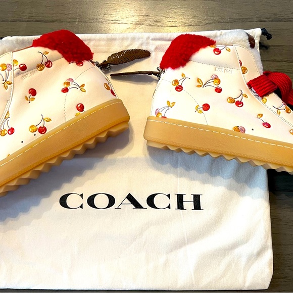 Coach | Shoes | Coach Cherry Print Boots | Poshmark